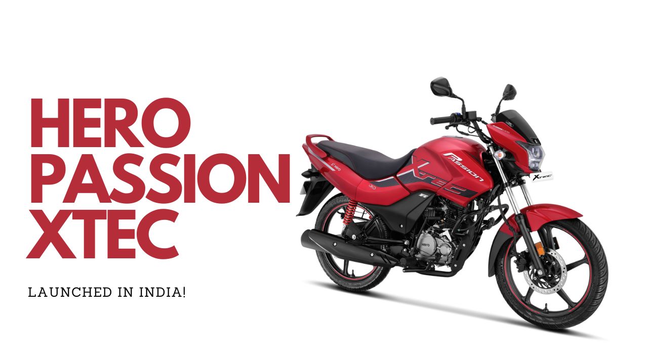 Hero Passion XTEC Launched From Rs 74,590 | All Details