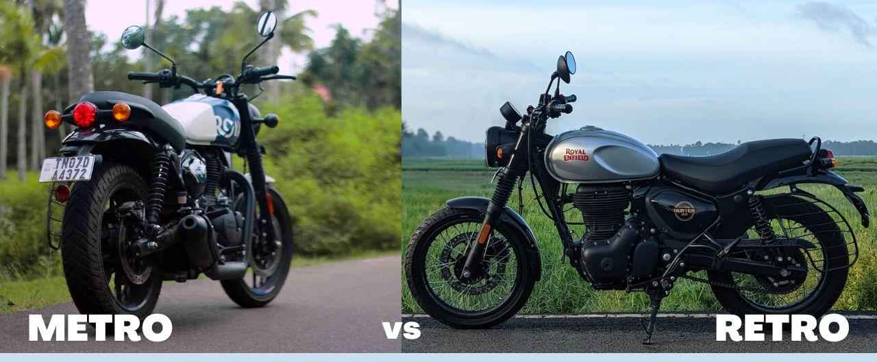 Royal Enfield Hunter 350 Retro VS Metro Comparison Review | Vroom Head